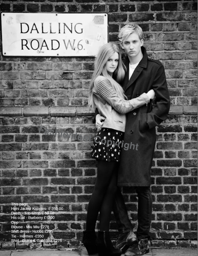 fashiontent: Storm Model Victoria Savory and Boyfriend Harry in Sean ...