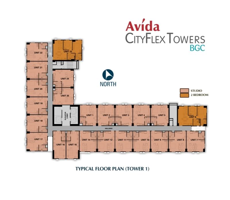 Avida Towers Cityflex In Bonifacio Global City Taguig: Floor Plans and ...