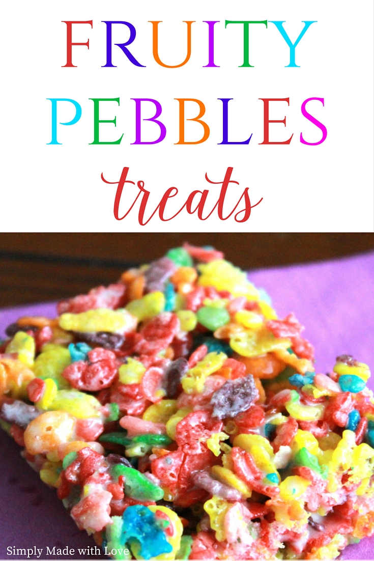 simply made with love: Fruity Pebbles Treats