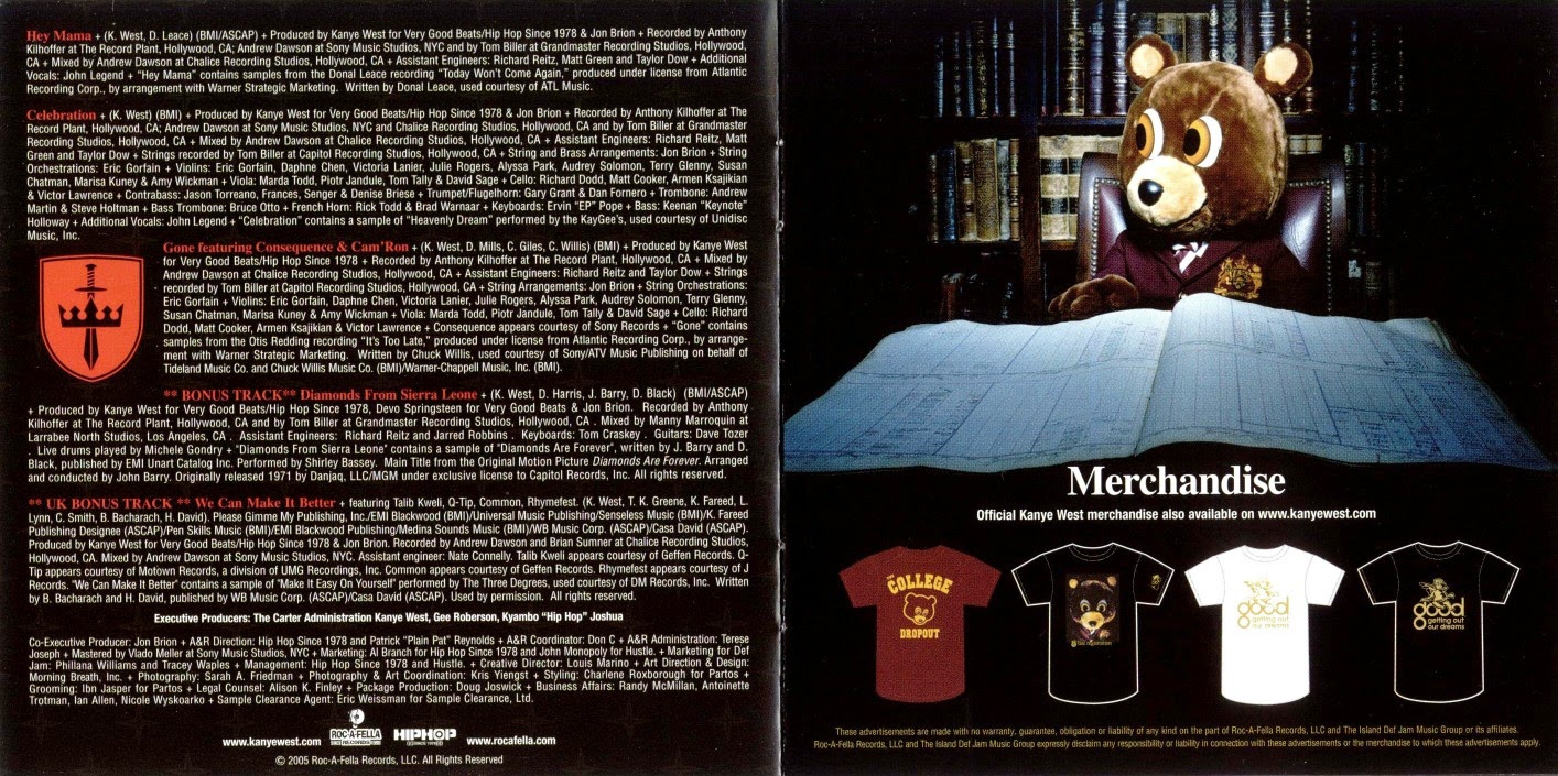 Encarte: Kanye West - Late Registration - Encartes Pop