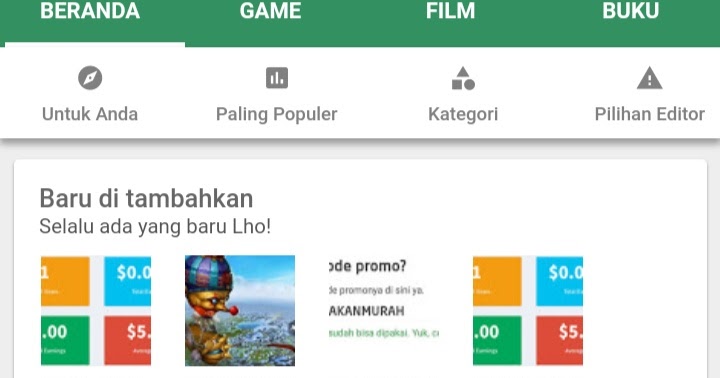 Template blogger mirip playstore - DONLUTE