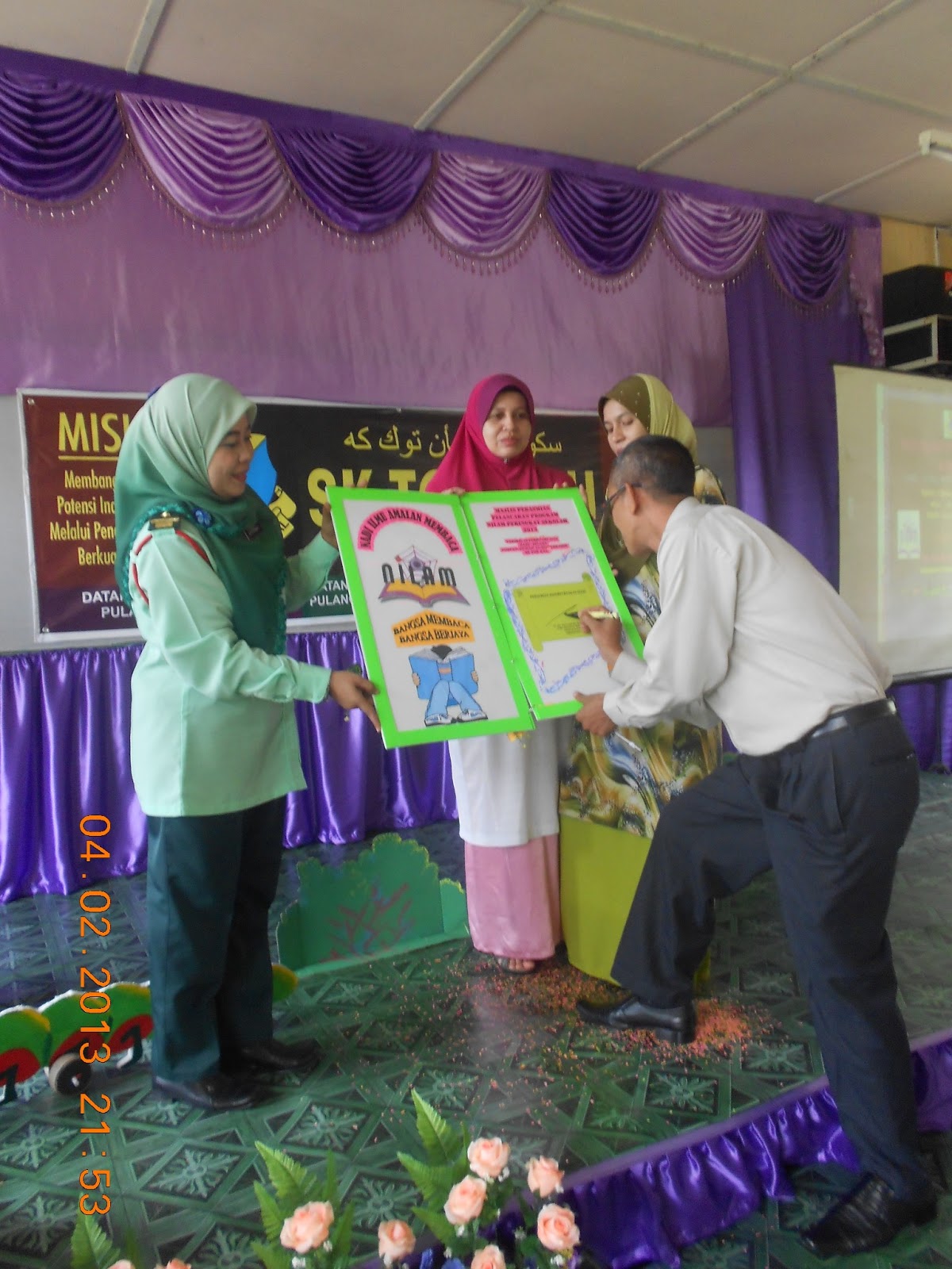 PSS SK TOK KAH: Majlis Perasmian Pelancaran Program Nilam Peringkat ...