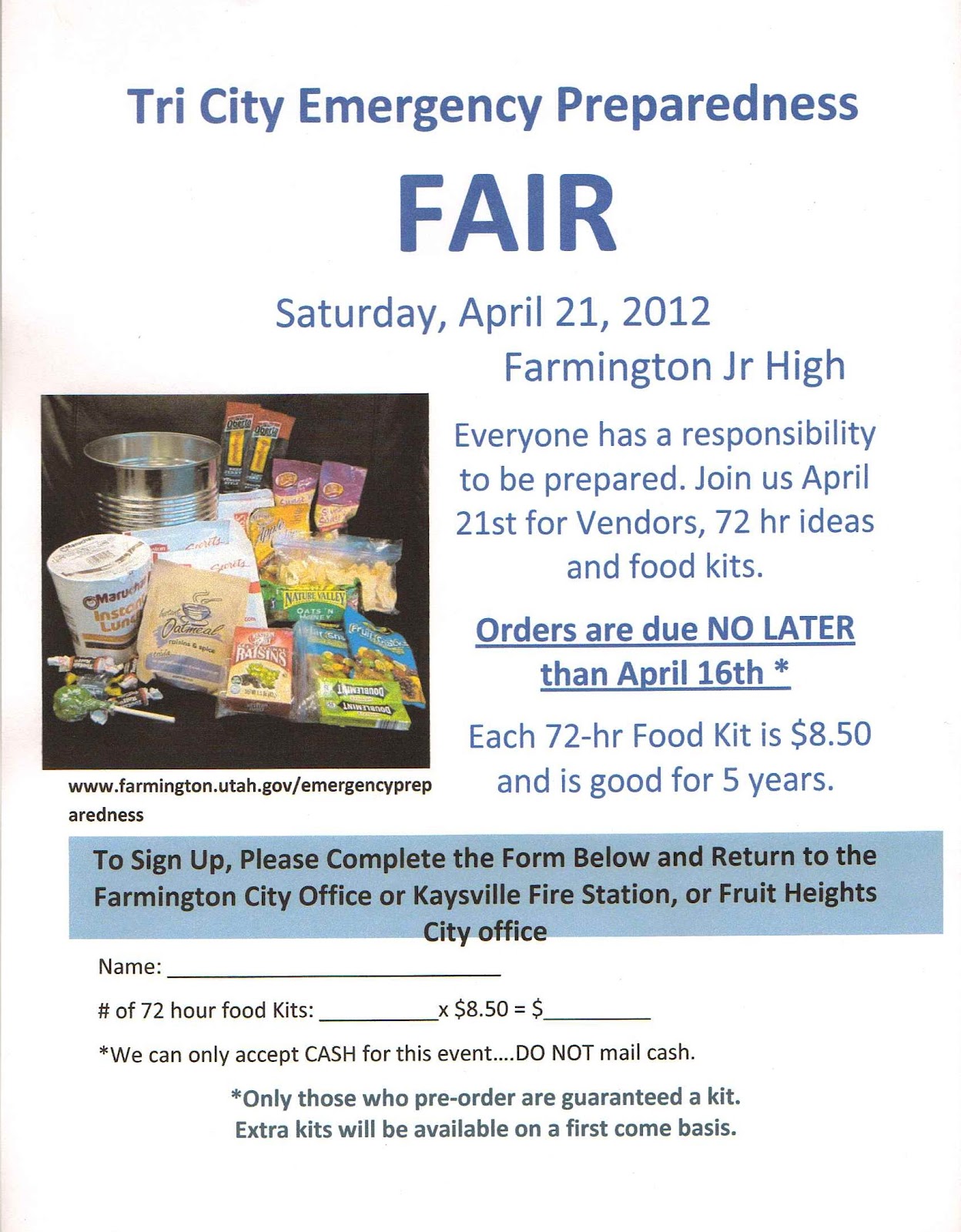 Prepared NOT Scared!: The April Newsletter is Here!