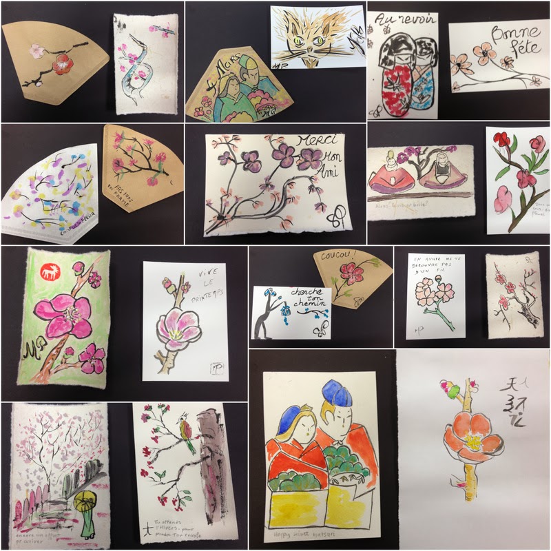 un temps pour partager: Etegami: le goût de la simplicité