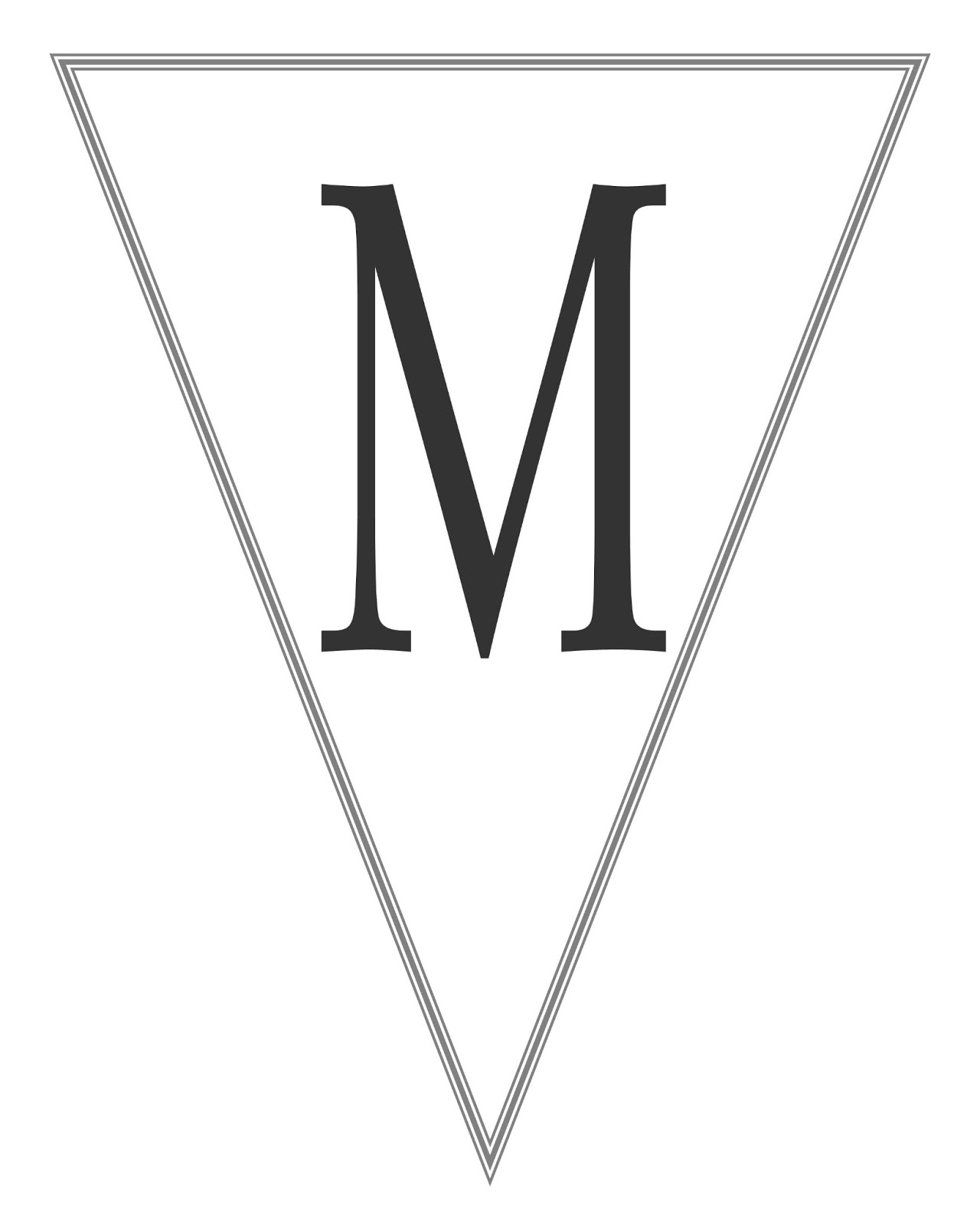 Two Magical Moms: FREE Printable Banner Letters