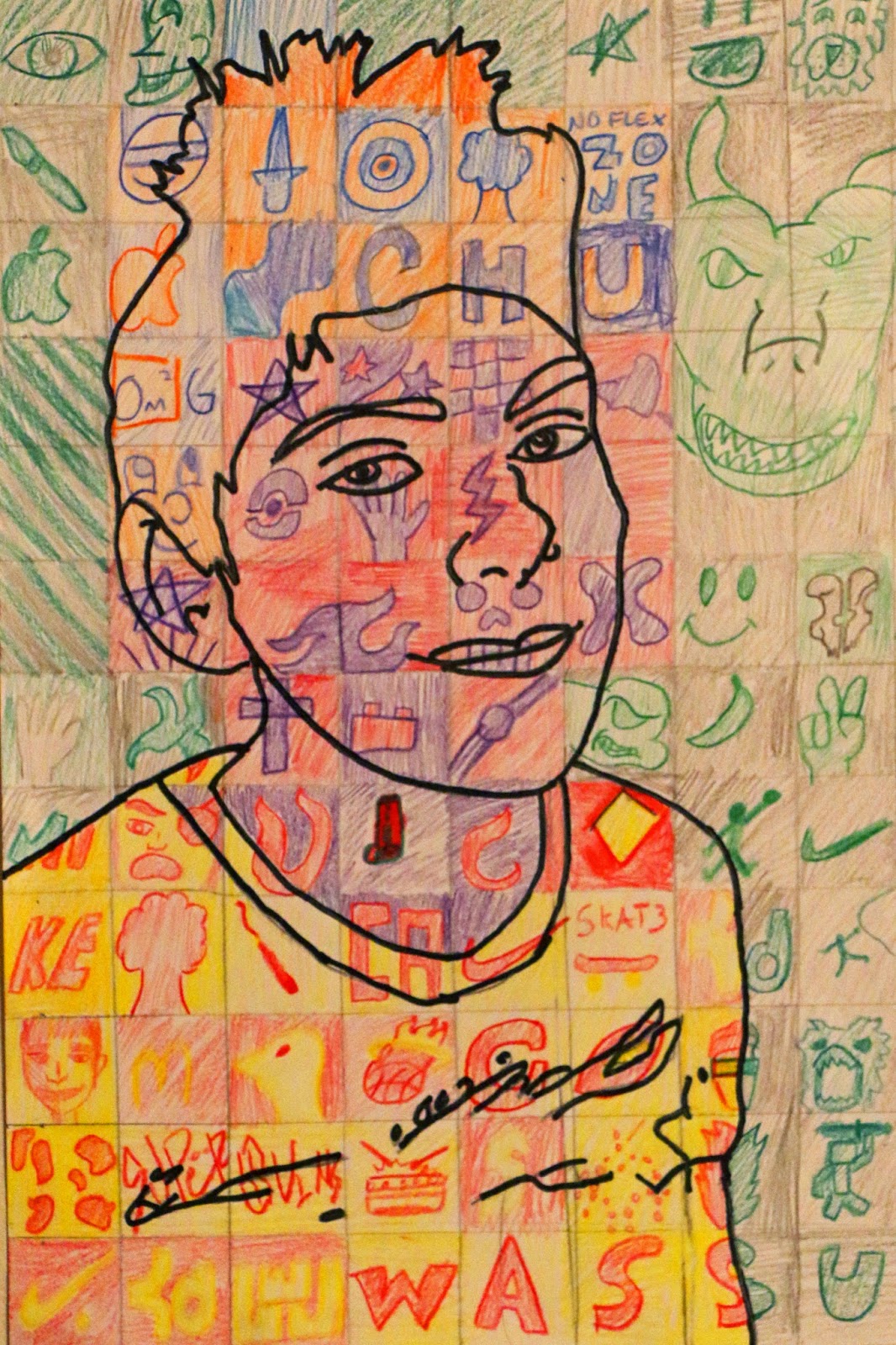 Salem Hyde Artroom : 6th Grade Symbolic Self-Portraits