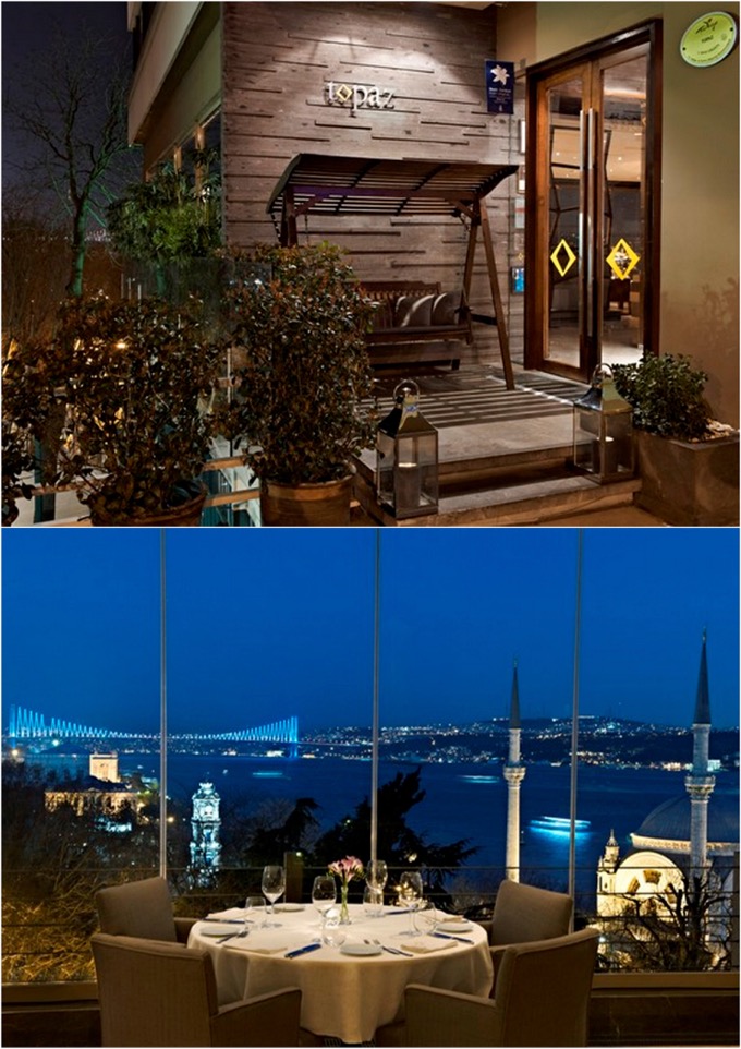 Topaz Restaurant in Istanbul, Turkey
