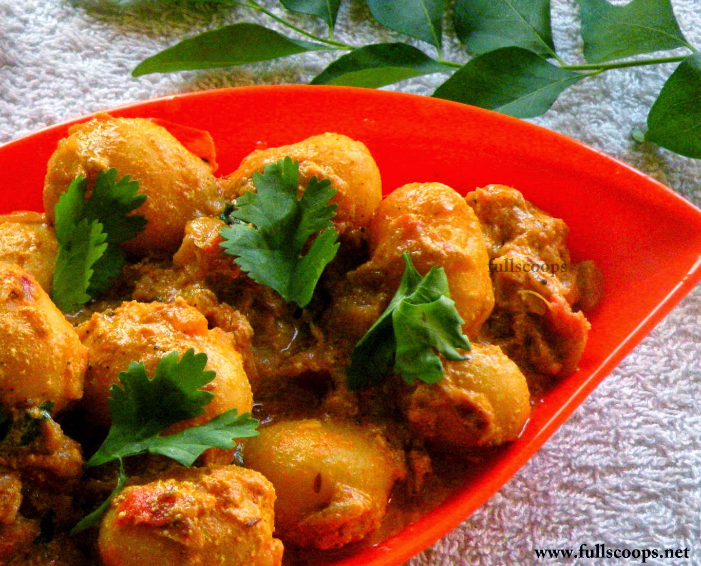 Dum Aloo Recipe ~ Full Scoops - A food blog with easy,simple & tasty ...