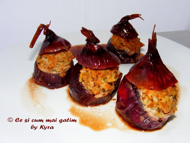 Ce si cum mai gatim: Ceapa umpluta cu carne