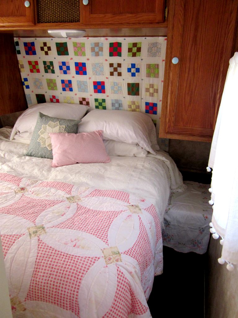 Folded Gingham: The Camper Redo....