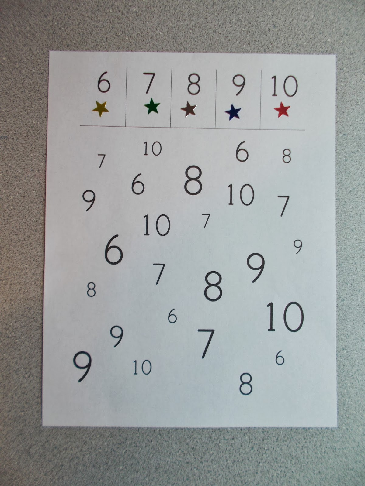 Chipman's Corner Preschool: Number Search