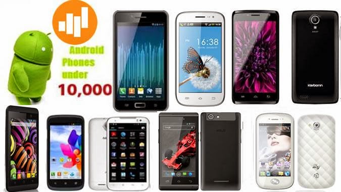 5 BEST ANDROID MOBILE PHONES UNDER 10000 RS (JANUARY- FEBRUARY 2015)