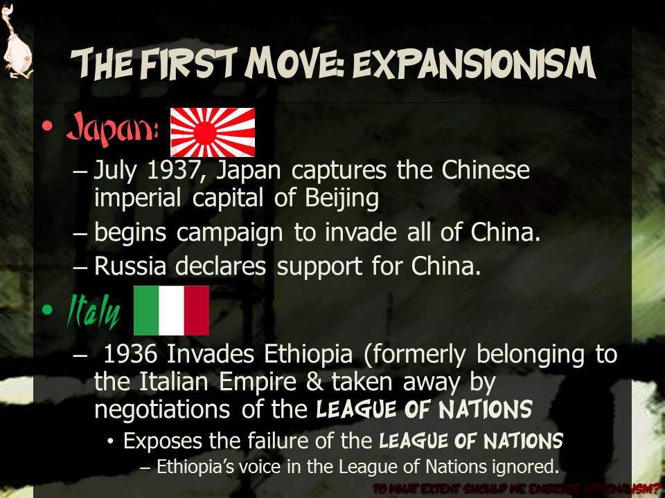 Exploring Nationalism: Crisis and Ultranationalism: Three WW2 Case Studies