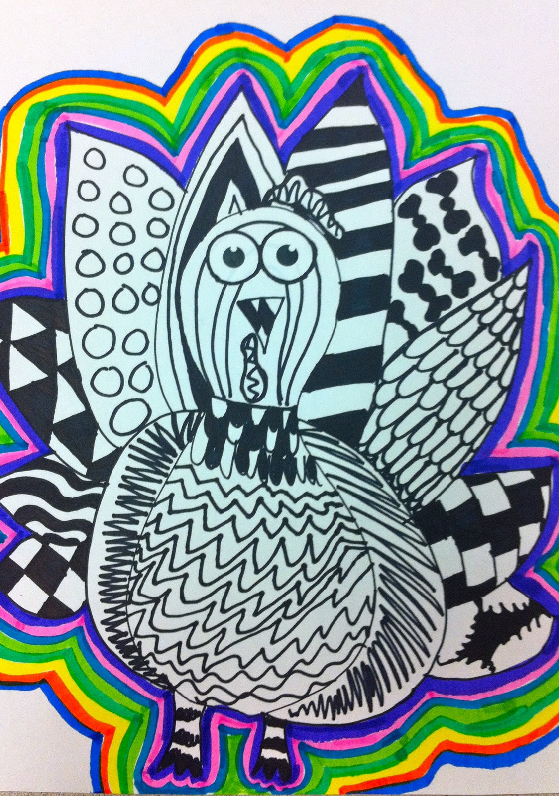 Expression of Imagination: "Turkey Art" by Various Grades