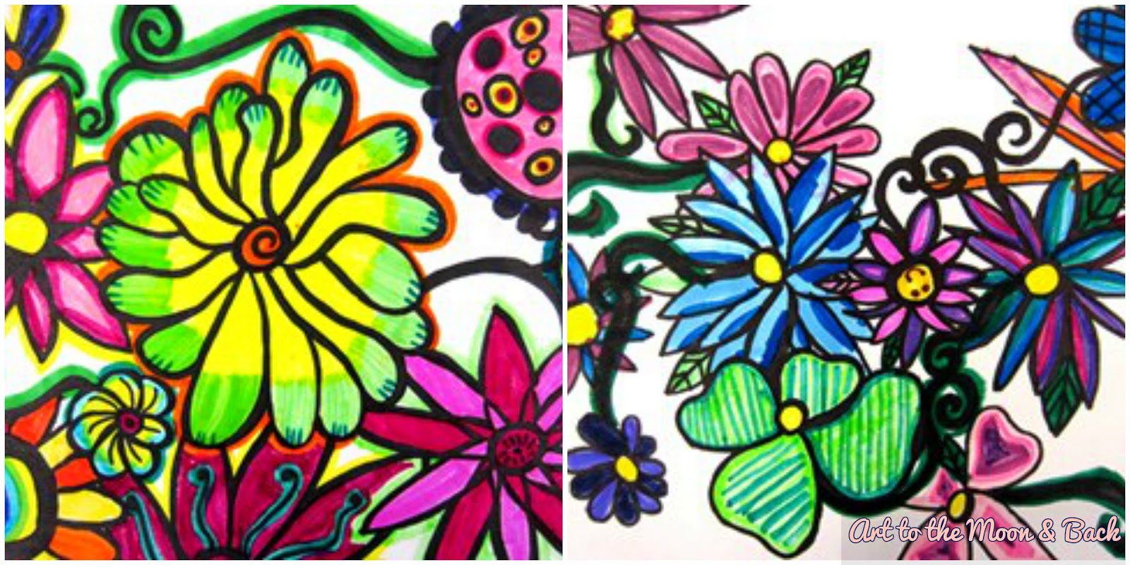 Sharpie Designs Flowers