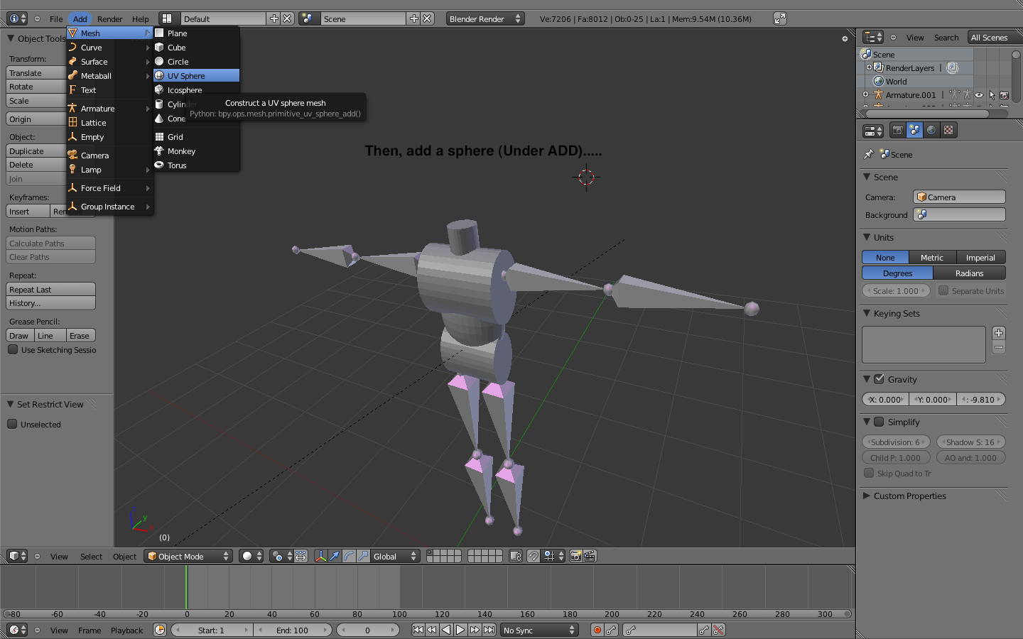 Completely Free Tutorials: Blender modeling tutorial