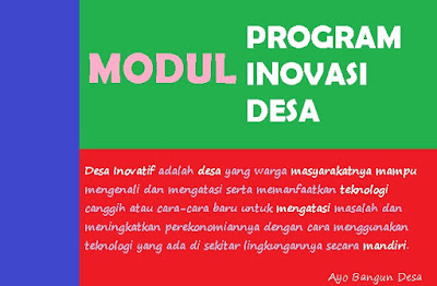 Pedoman dan SOP Program Inovasi Desa - Informasi Desa