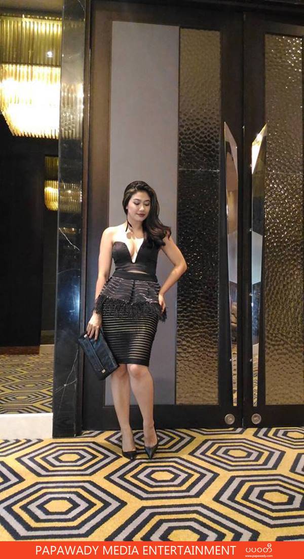 Thinzar Wint Kyaw Attends Asus ZenFone grand opening