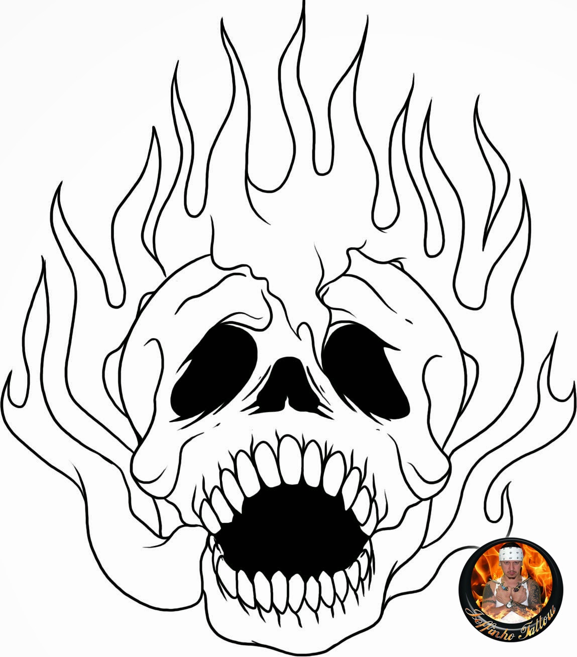 Desenhos legais e lokoss: Caveiras