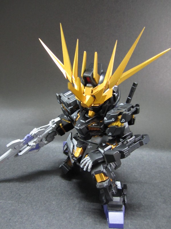 GUNDAM GUY: SD Unicorn Gundam 02 Banshee - Custom Build
