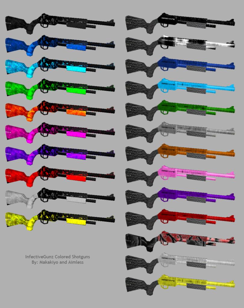 Pack Shotgun Color | Class Gunz - Gunz Online