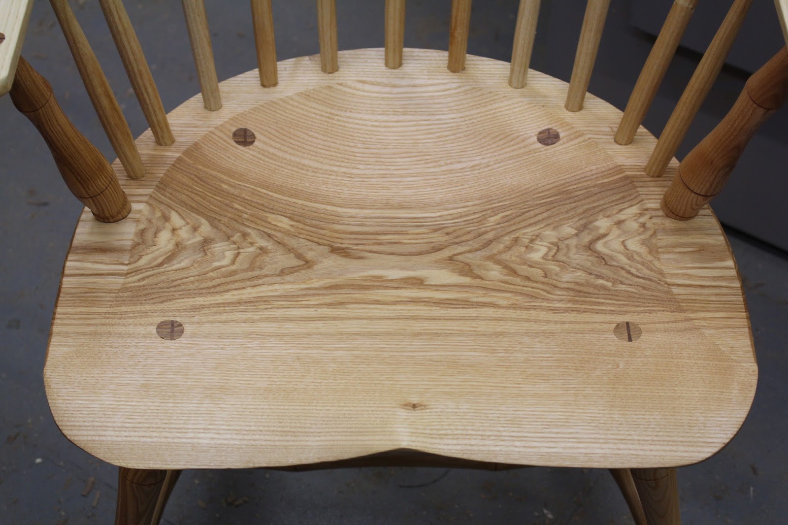 David Barron Furniture: Windsor Chair First Coat