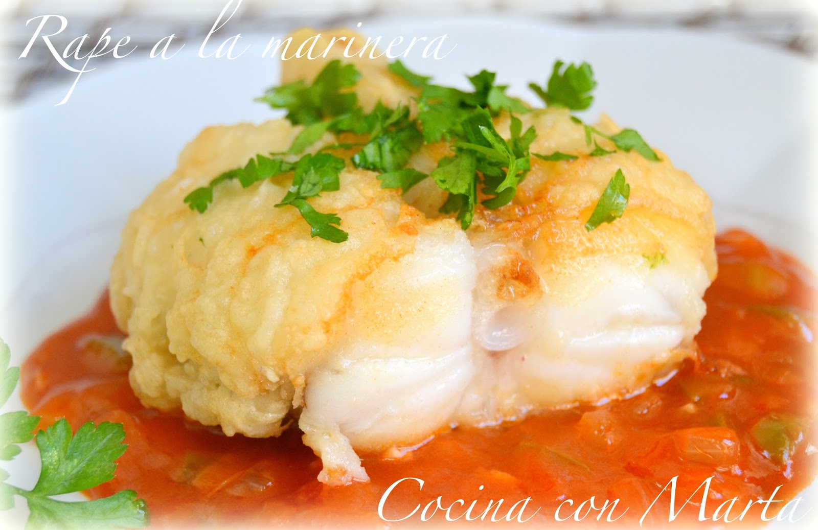 Cocina con Marta. Recetas fáciles, rápidas y caseras: Rape en salsa ...