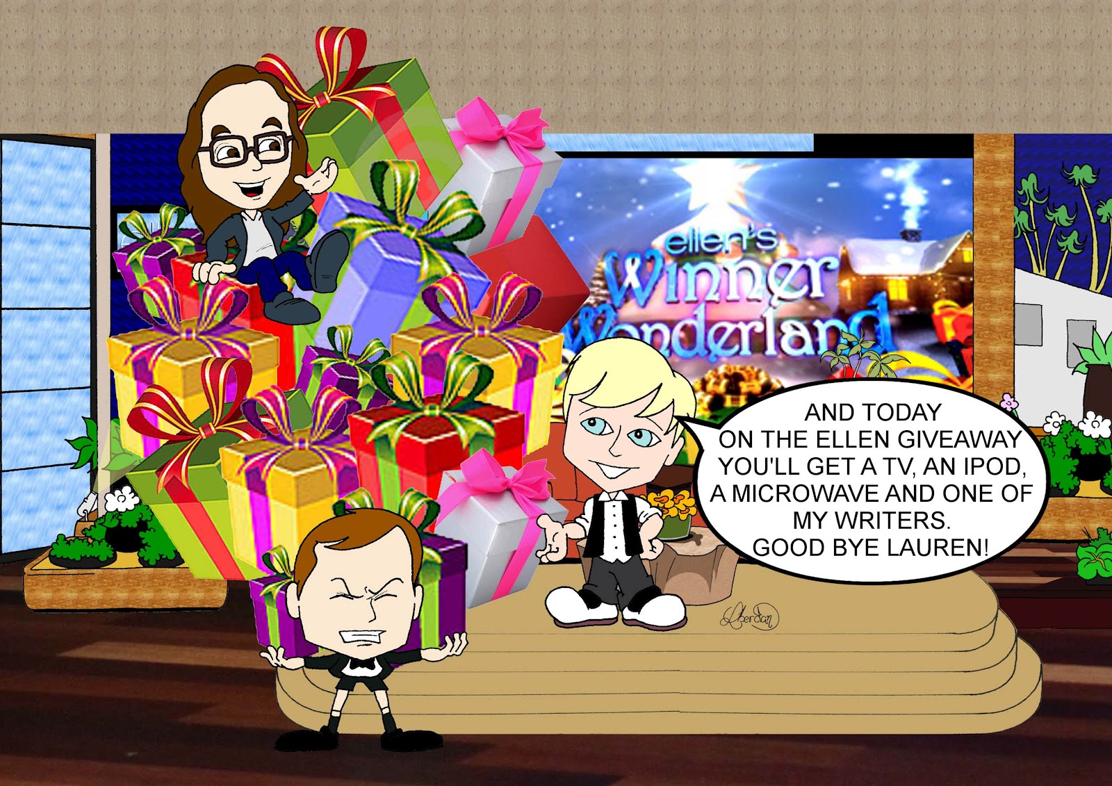 Ellen DeGeneres Cartoon