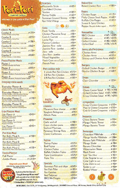 More Fun in Davao Region: Peri-peri opens “Charcoal Chicken” 1st in ...