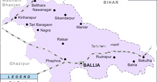 Rail-Map-india: Ballia-railway-map