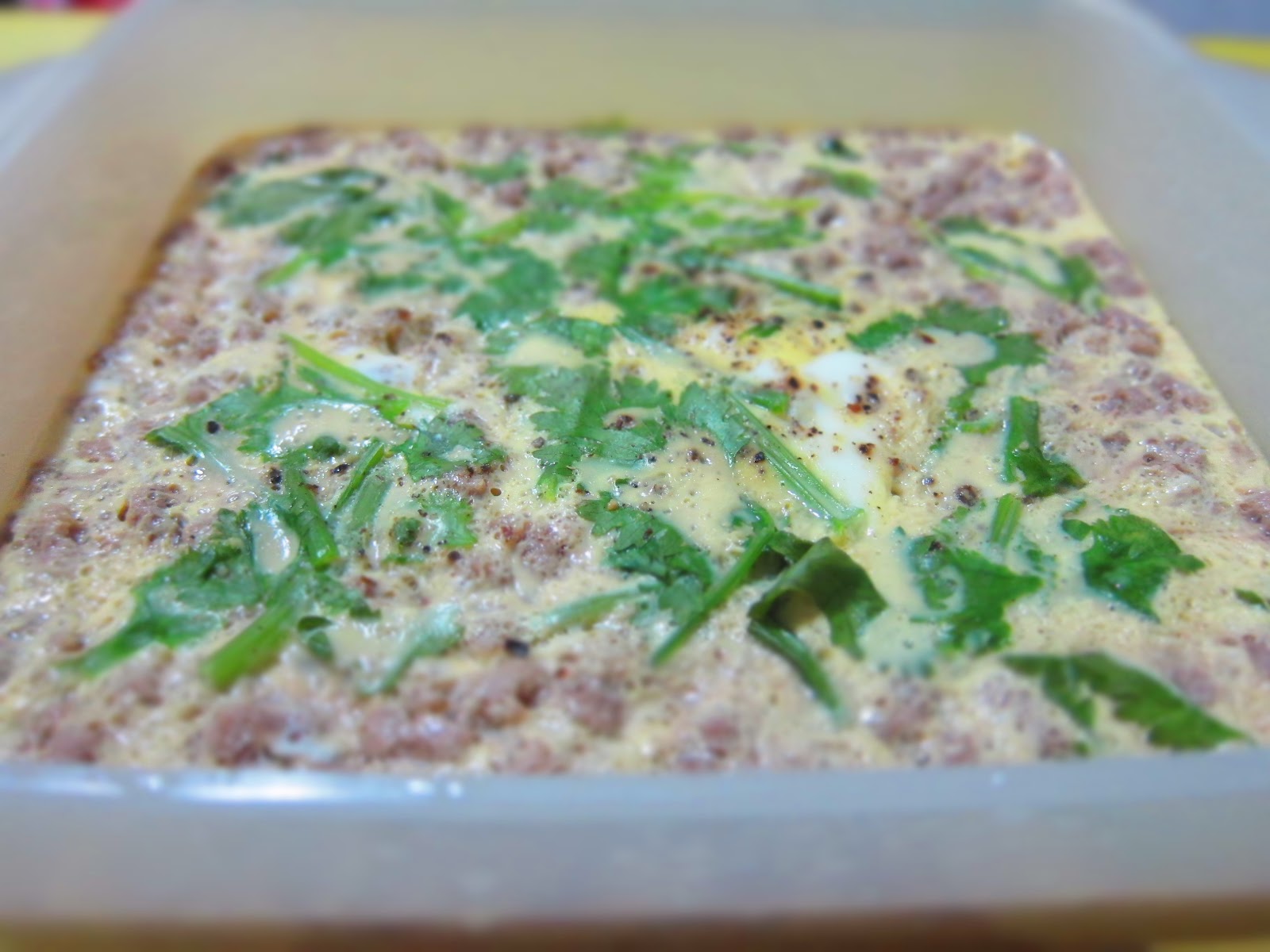 PapaCheong's 拿手好菜: Steam Mince Beef Egg