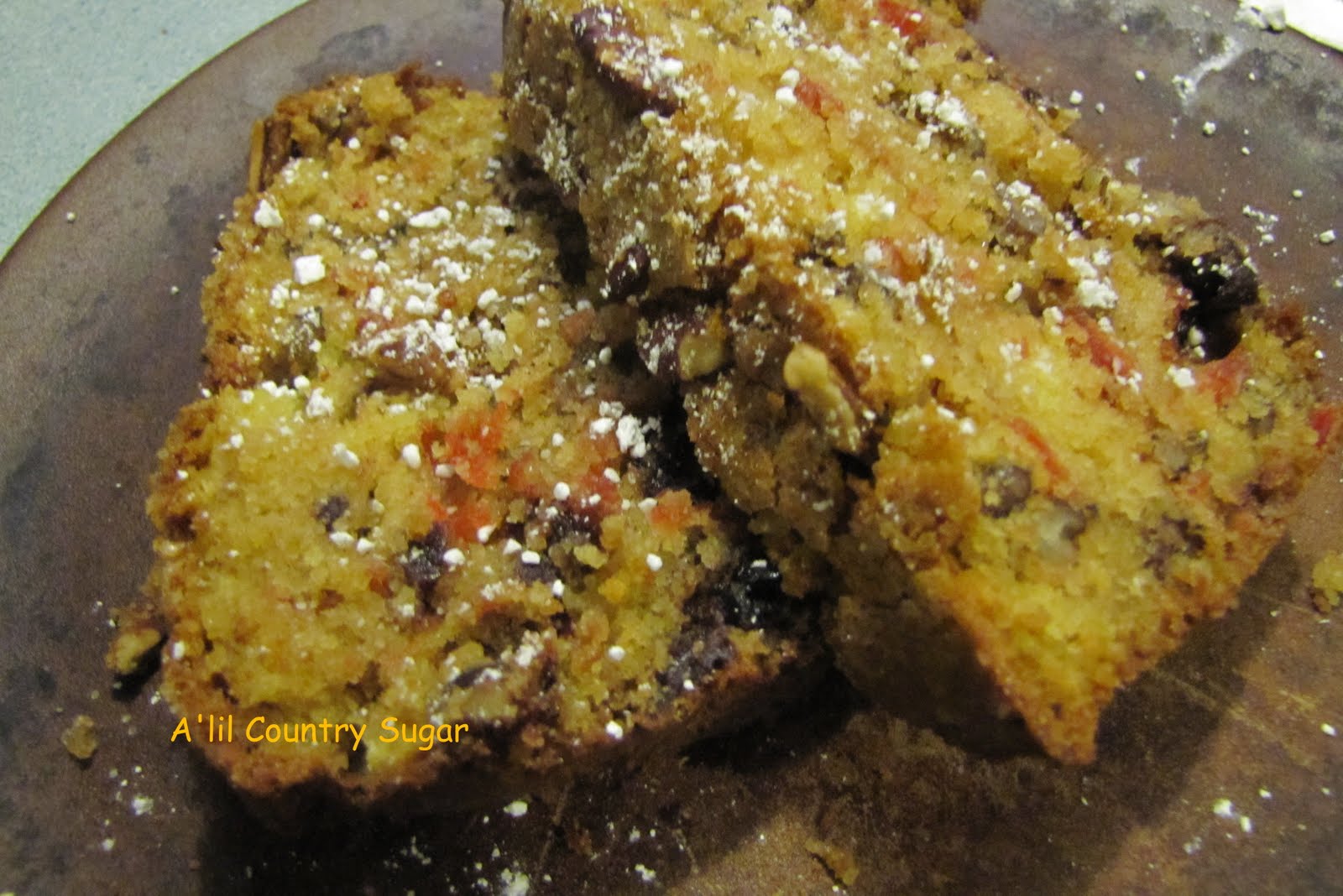 A'lil Country Sugar: A Brain Break & Cherry Pecan Bread