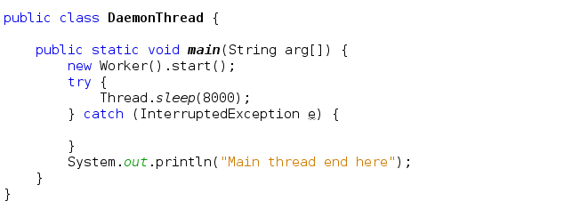 Java-Latte: Daemon Thread in java Java-Latte: Daemon Thread in java