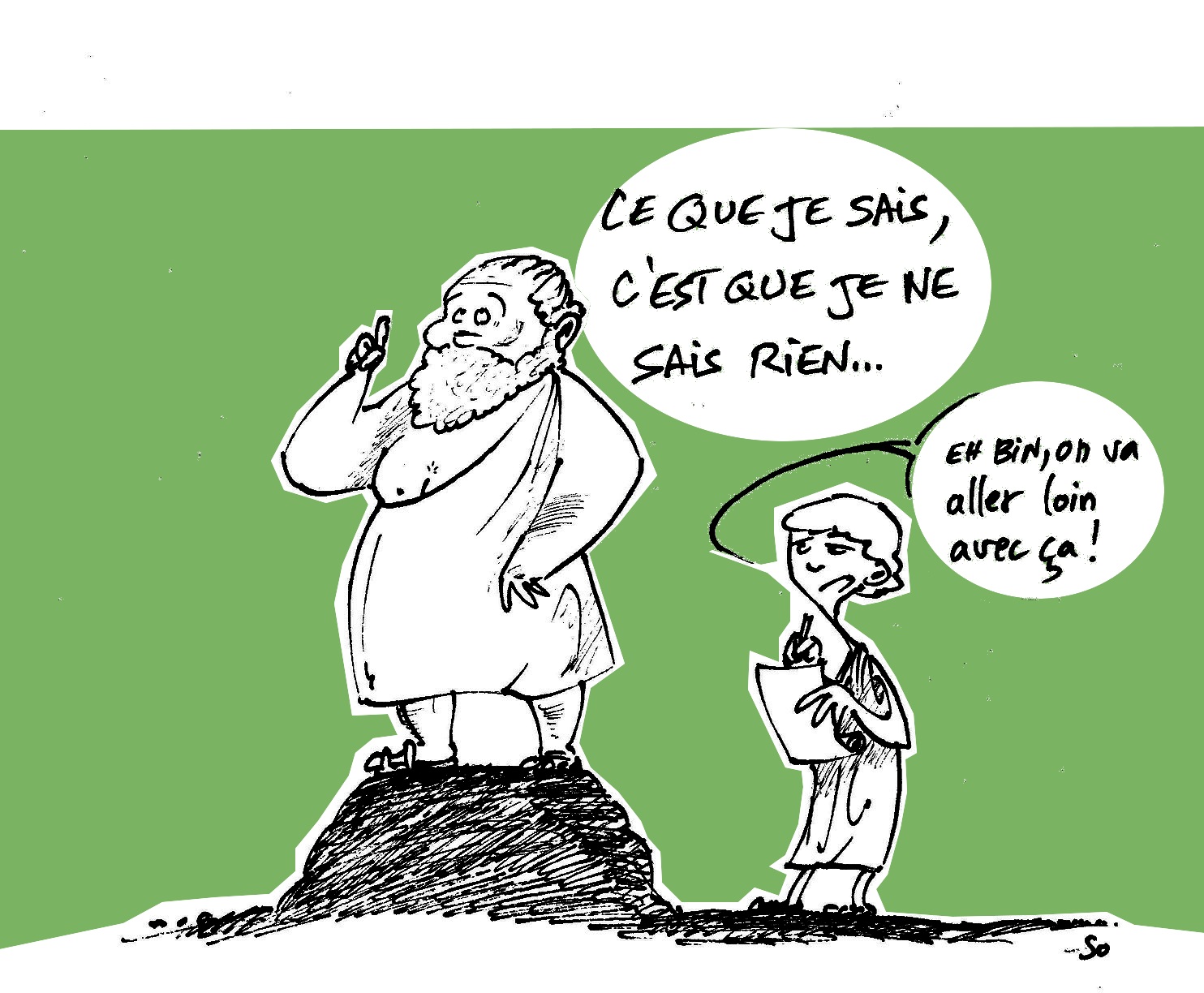 SO COGITO: SOCRATE, PLATON, ARISTOTE