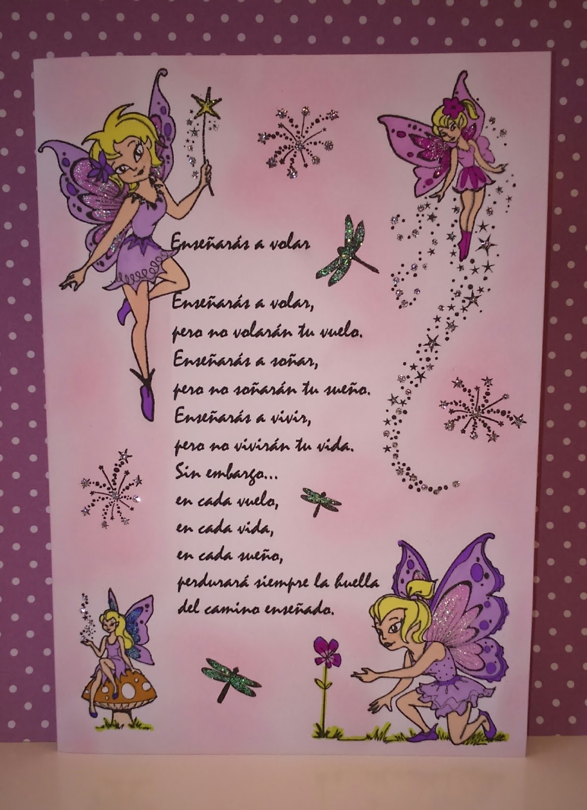 Les cartes de Nadeline: Des fées et un poème pour dire merci