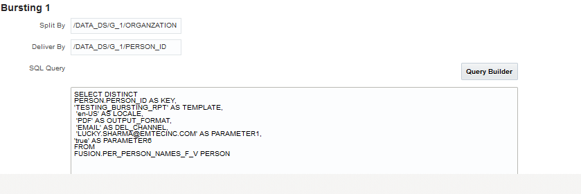 Get Started With BI Publisher Fusion: BI Publisher Bursting in Oracle ...