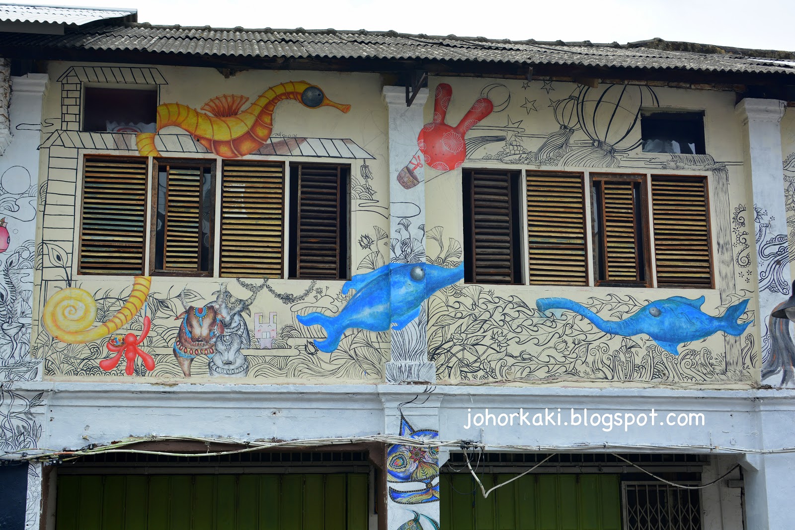 EHHE Art Cafe - Old Johor Bahru Tan Hiok Nee Cultural Street on Foot ...
