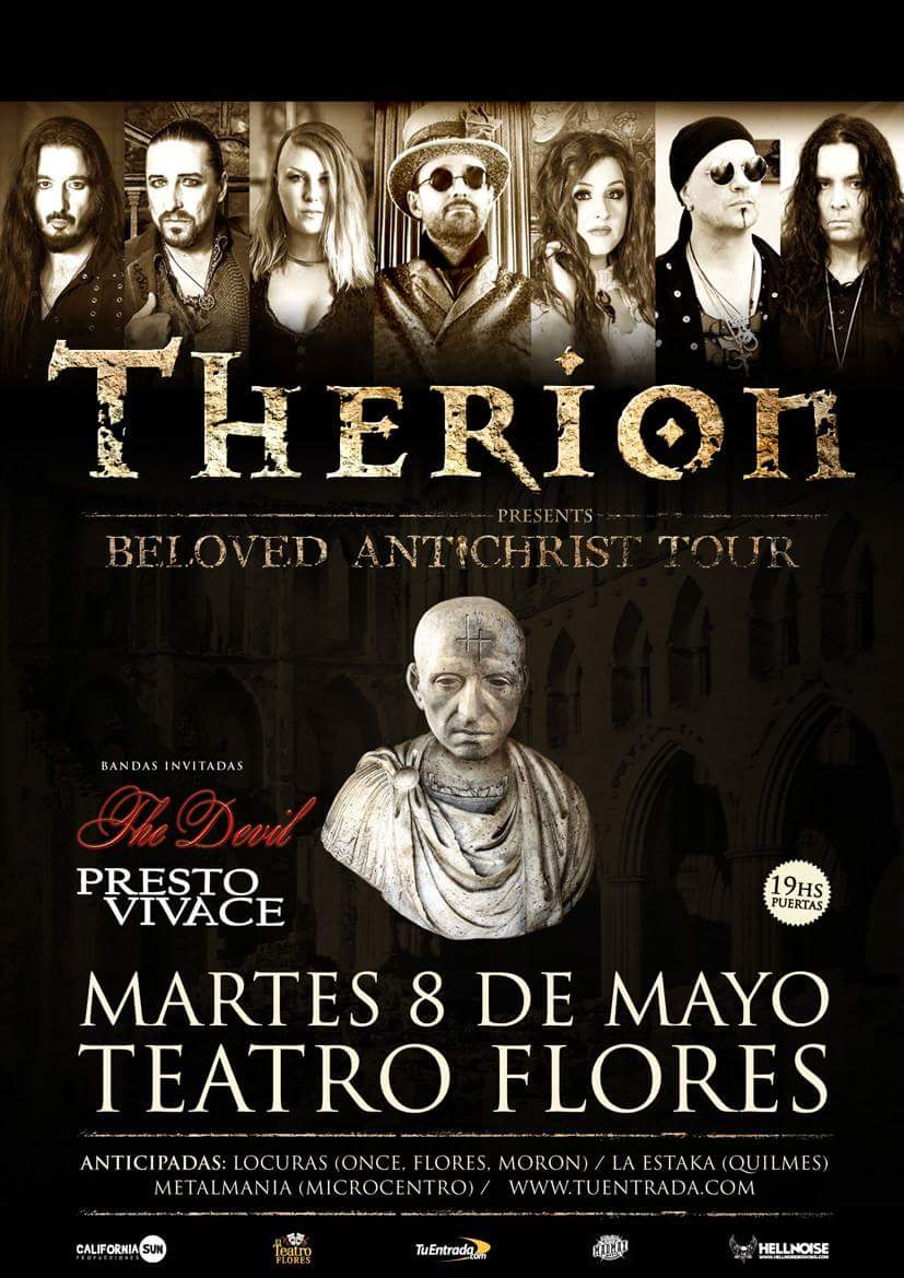 THERION: Regresa A Argentina Para Presentar "Beloved Antichrist" - Jump ...