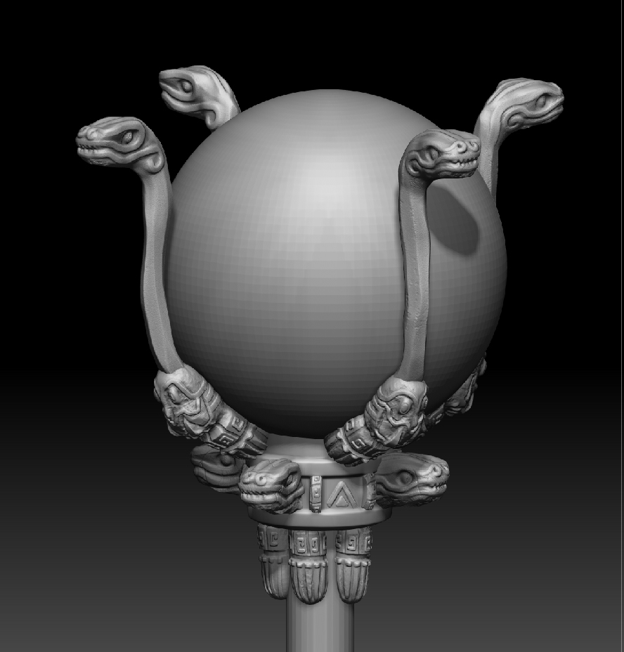 Ignacio Guajardo: Aztec Staff