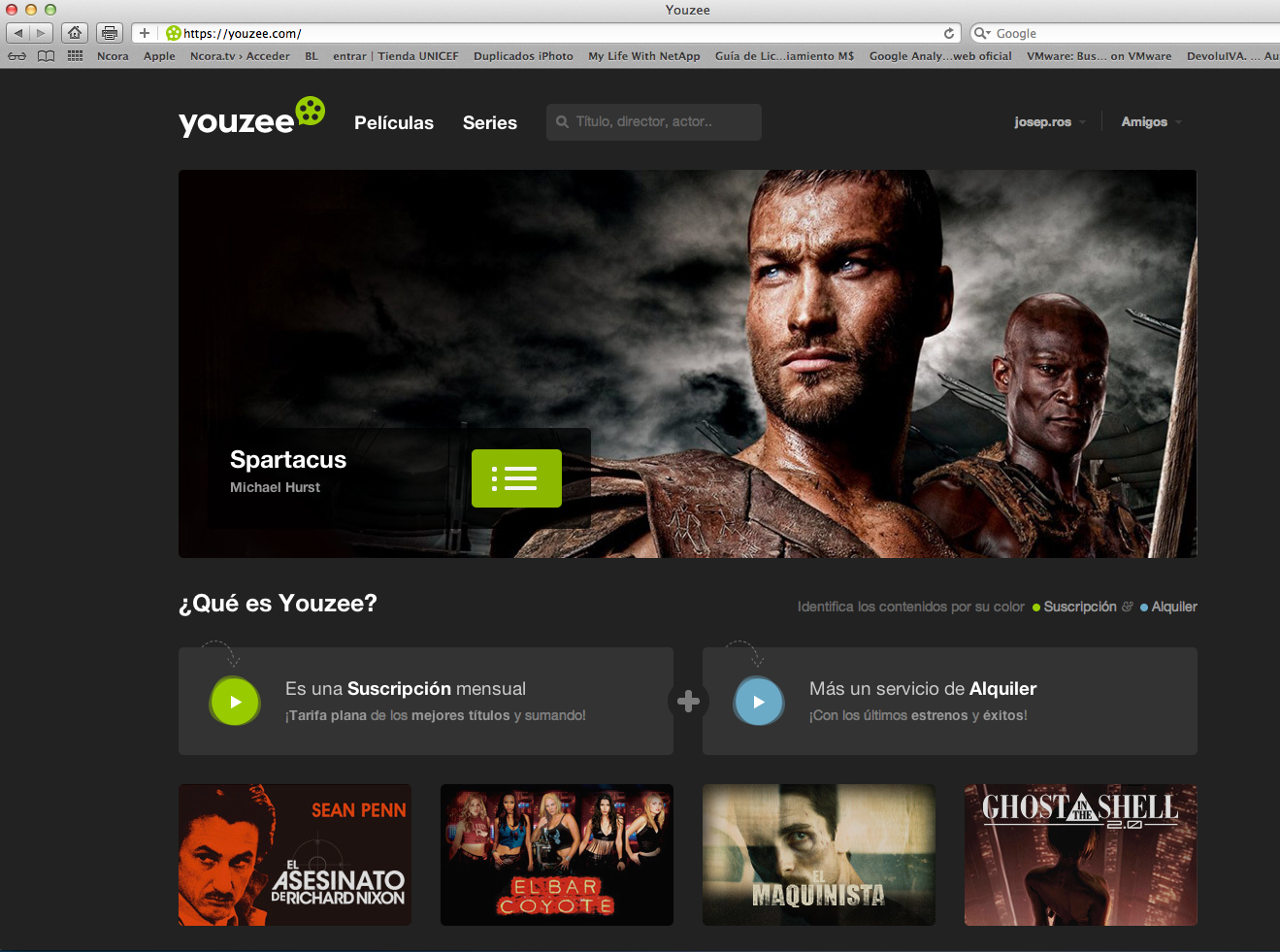 Youzee, el spotify para ver series y películas - Dandy del Extrarradio