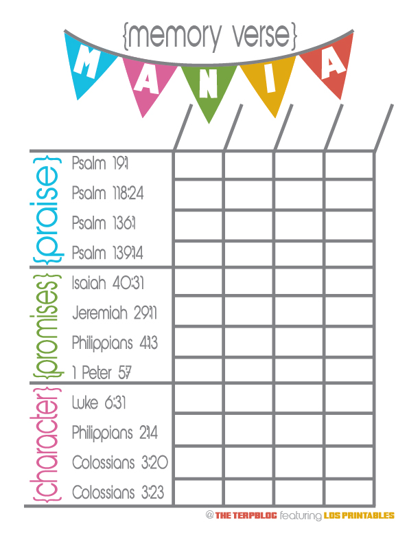 the terpblog: {Memory Verse Mania}: PRAISE!