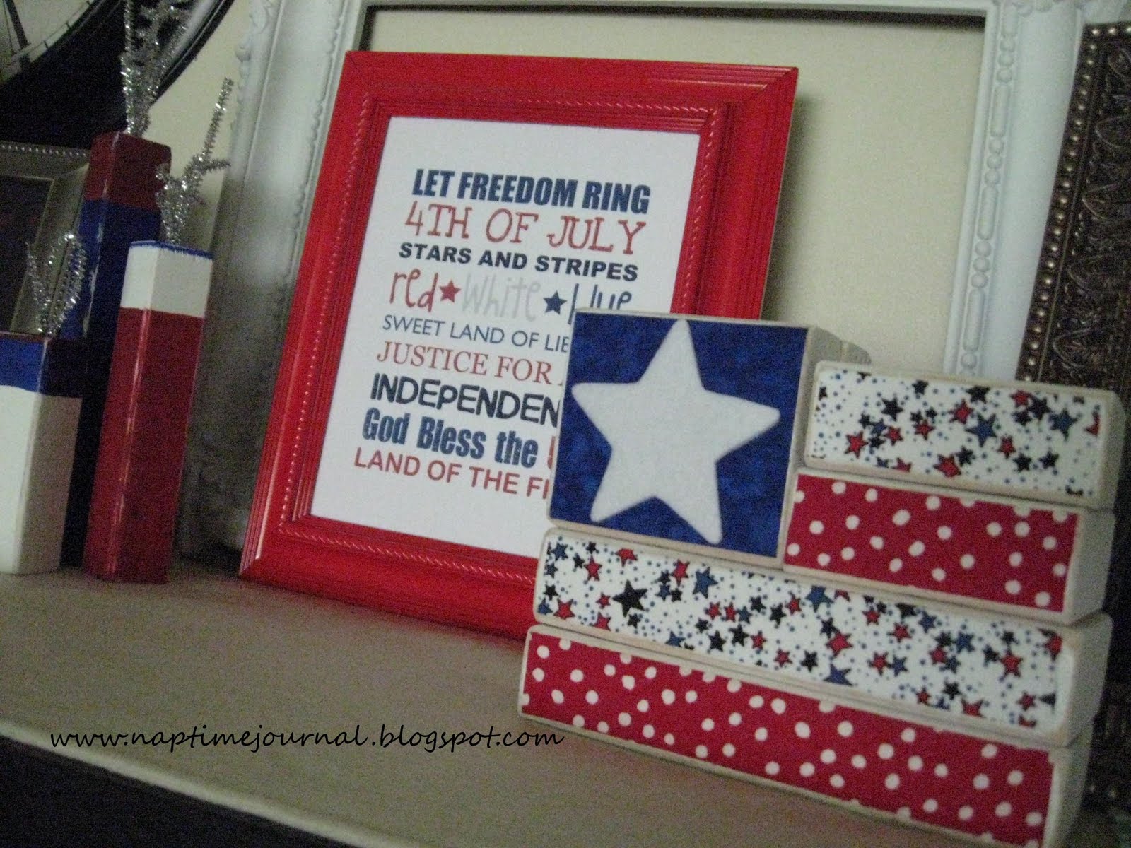 Nap Time Journal: July Decorations