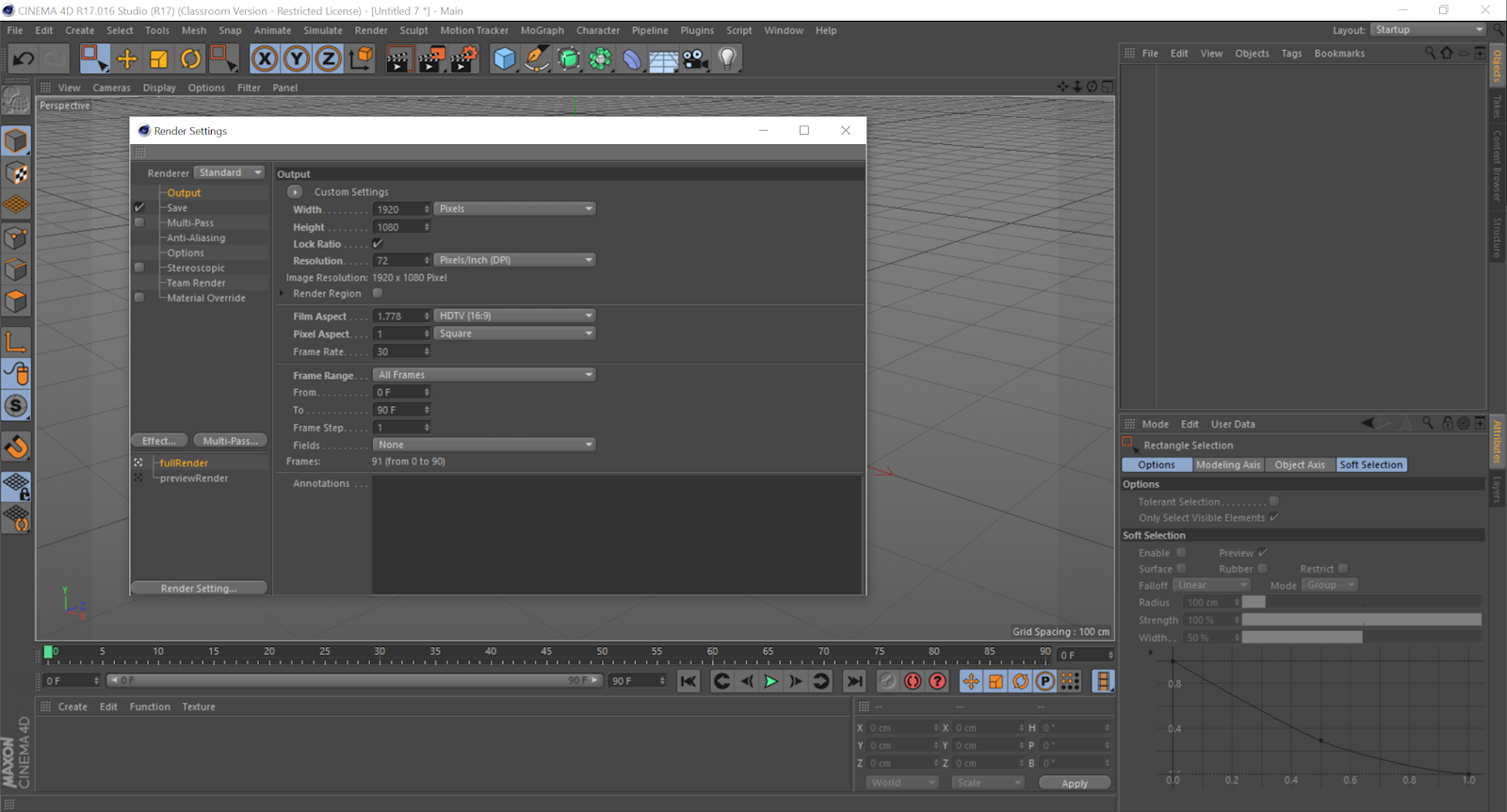 C4D - 10.2 Common Render Settings