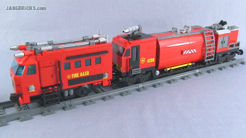 LEGO custom PF Fire Train MOC