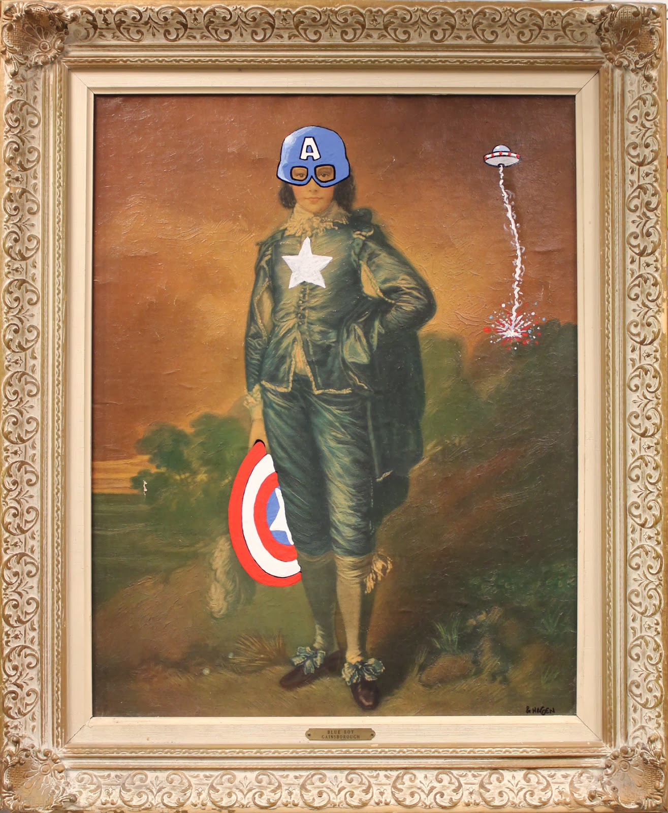 hagen illustration: Captain Blue Boy