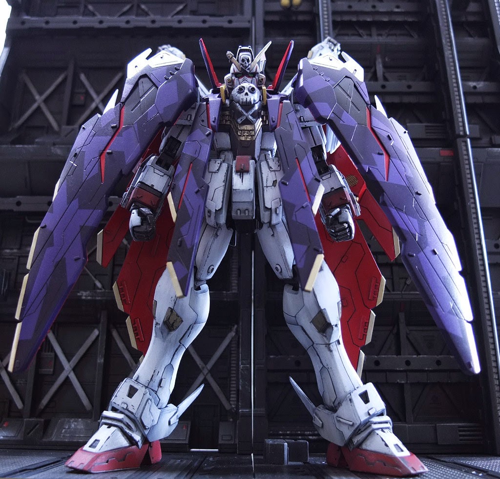 Custom Build: MG 1/100 Crossbone Gundam X-1 Full Cloth "Ver. MemoriaE ...