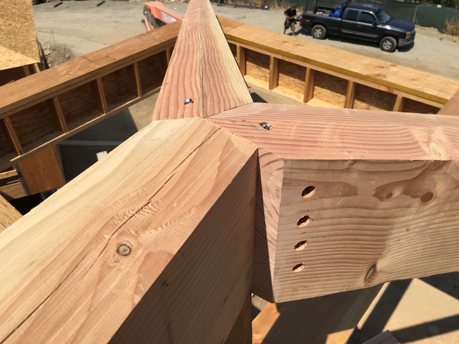 Roof Framing Geometry: Compound Hip Rafter Head Cuts