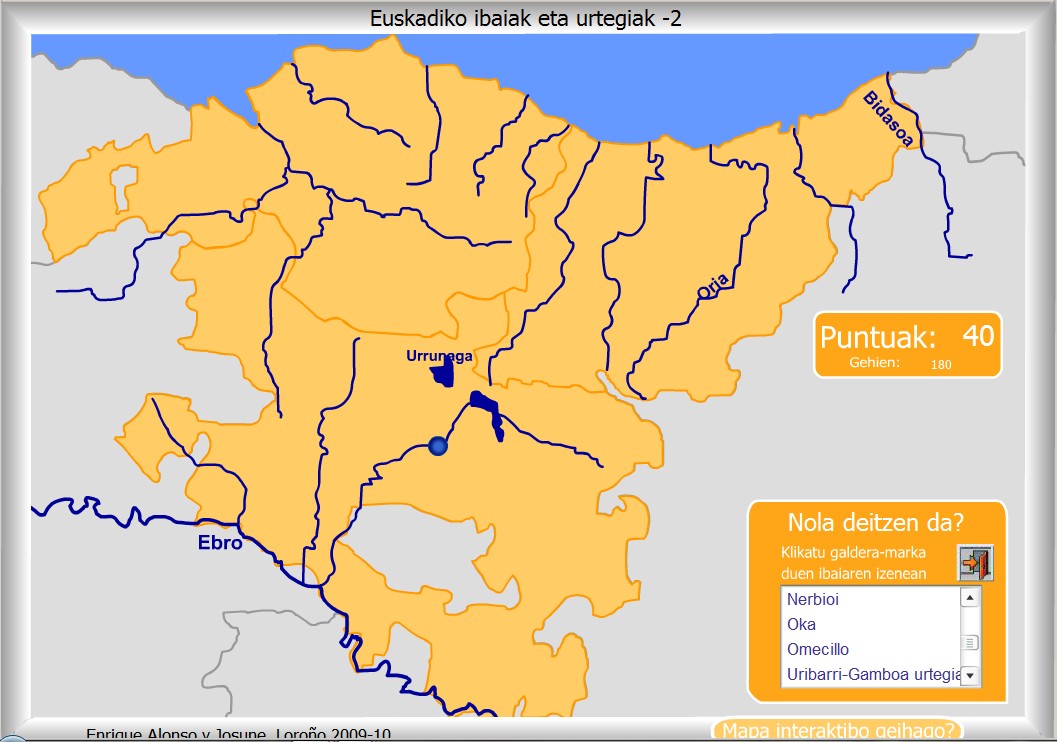 zirt edo zart 2: Flash mapa interaktiboak