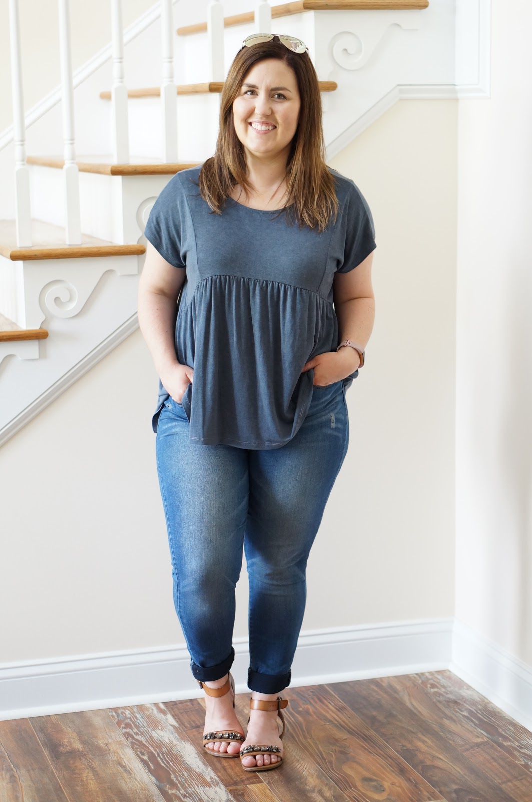SPRING STYLE | ZOLA TOP + TGLA JEANS - Rebecca Lately