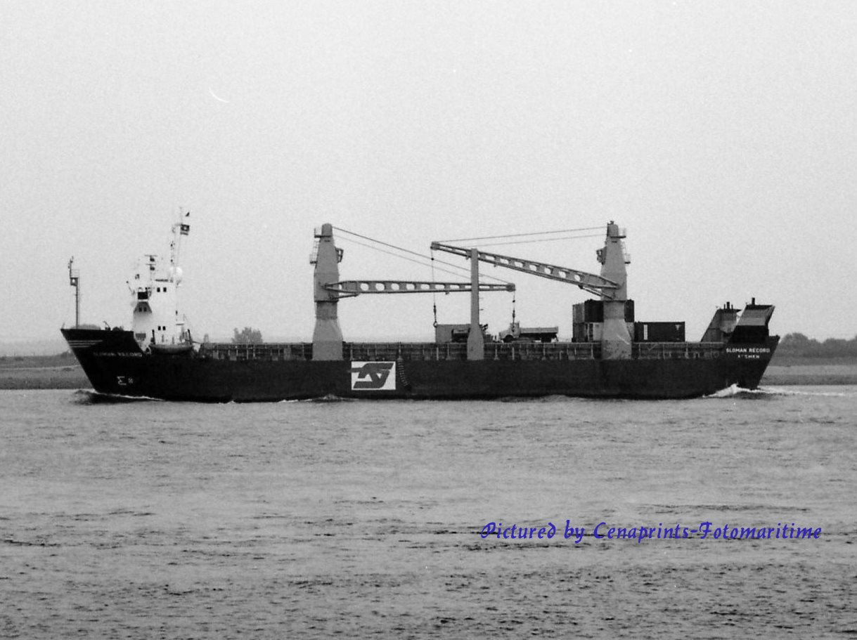 cenaships and so: m.v. SLOMAN RECORD